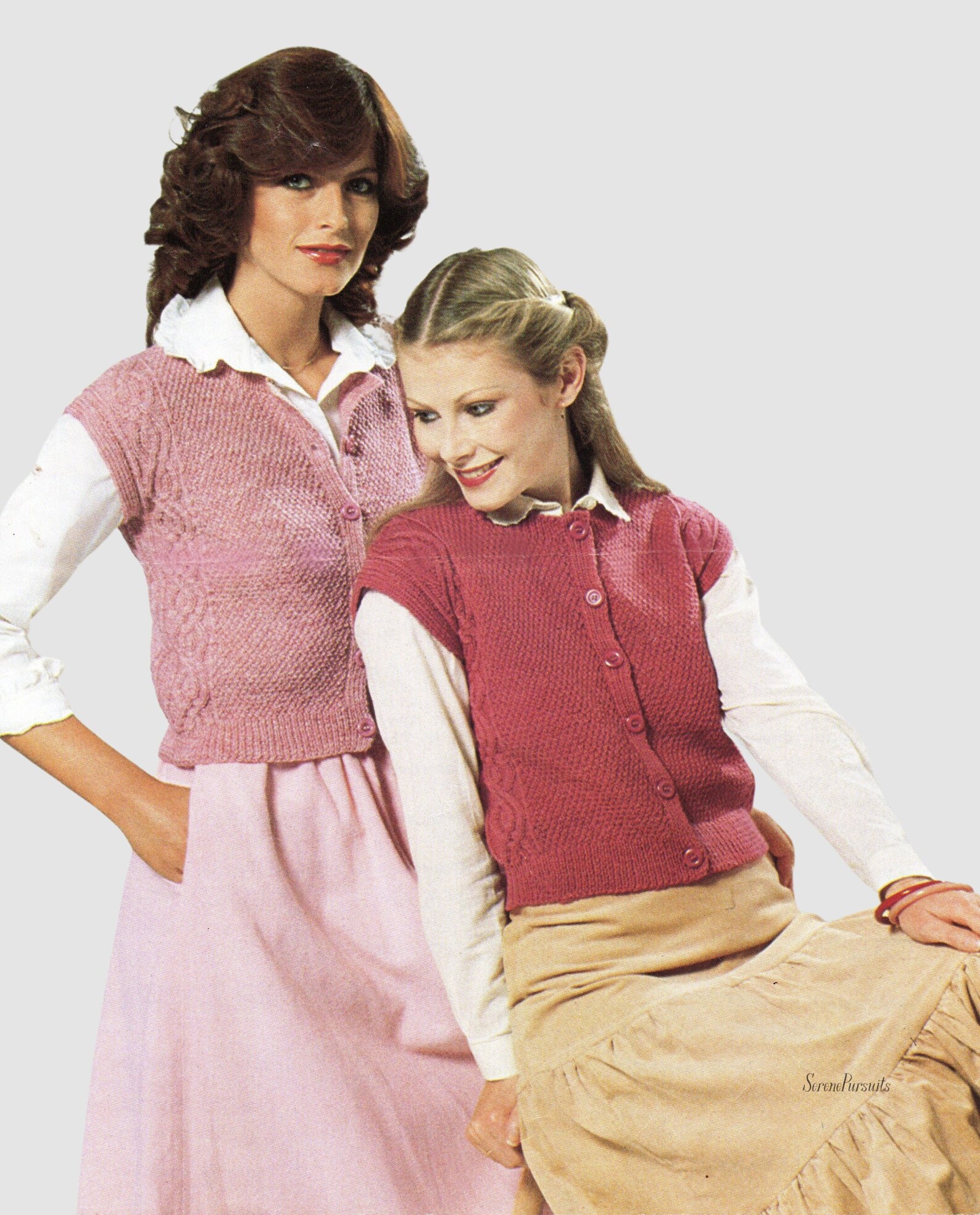 Knit Waistcoat Pattern Pdf Download 5 Sizes - Etsy