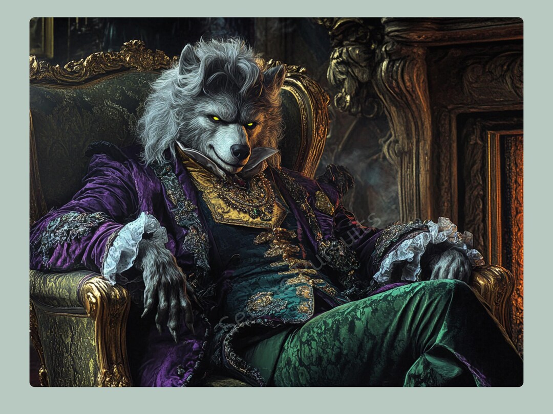 Desktop/laptop Halloween Background Wallpaper, 'lord Lupus' Werewolf ...