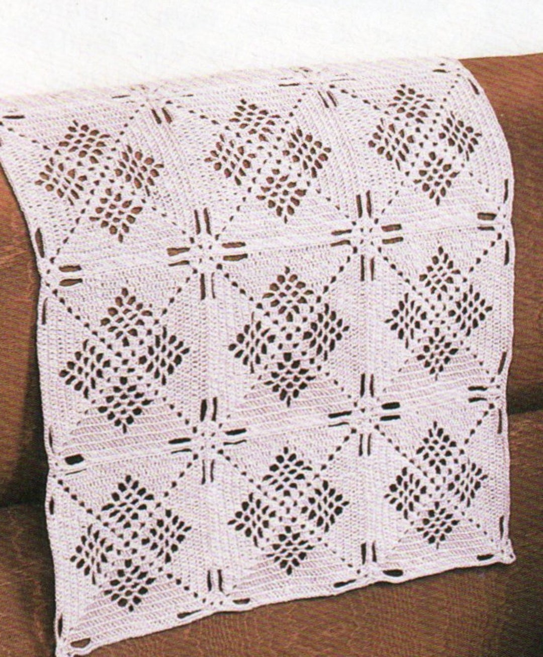 Motif Pattern for Crochet Chair Back, Cushion & Tablecloth PDF Download ...