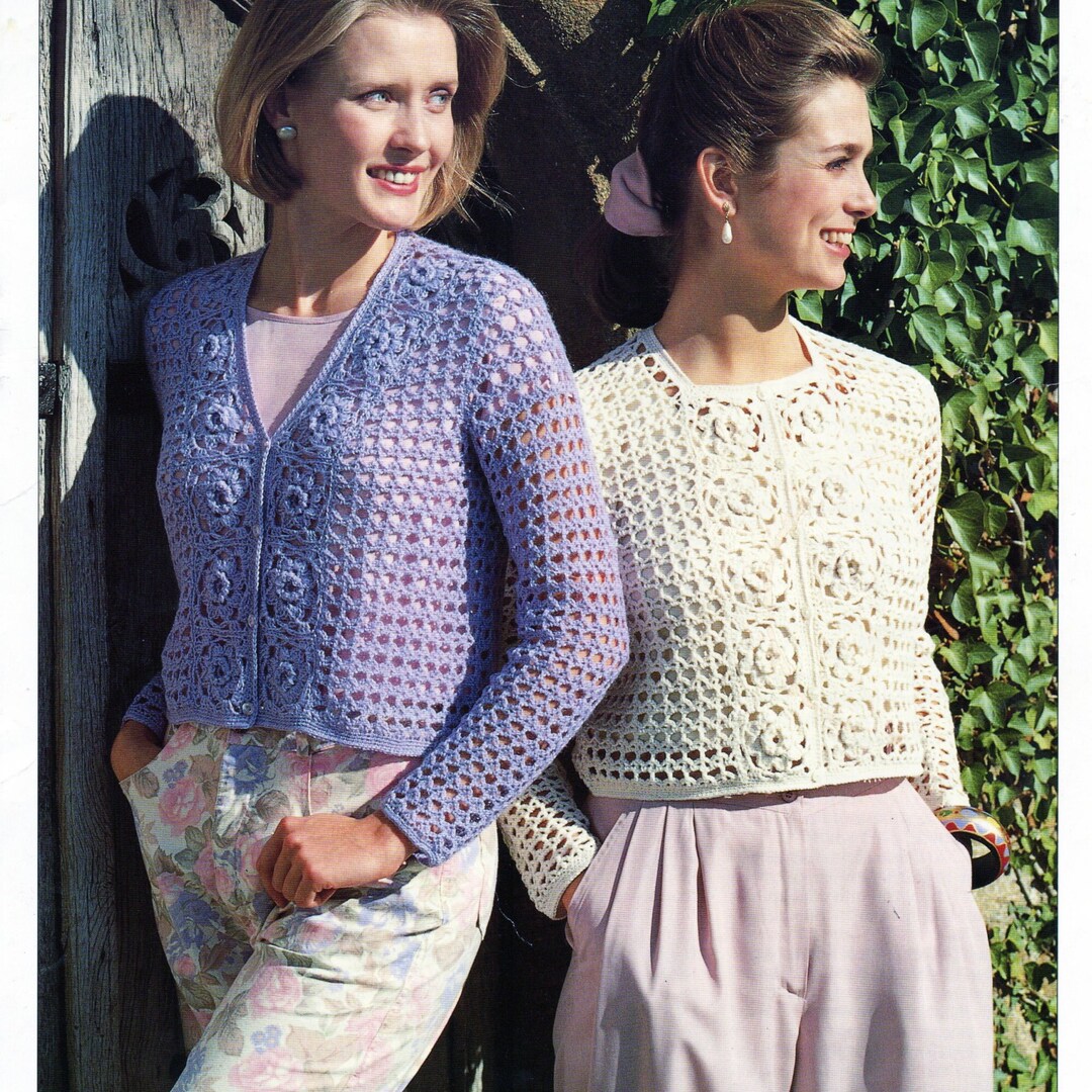 Crochet Jackets Pattern Pdf Download 6 Sizes - Etsy Australia