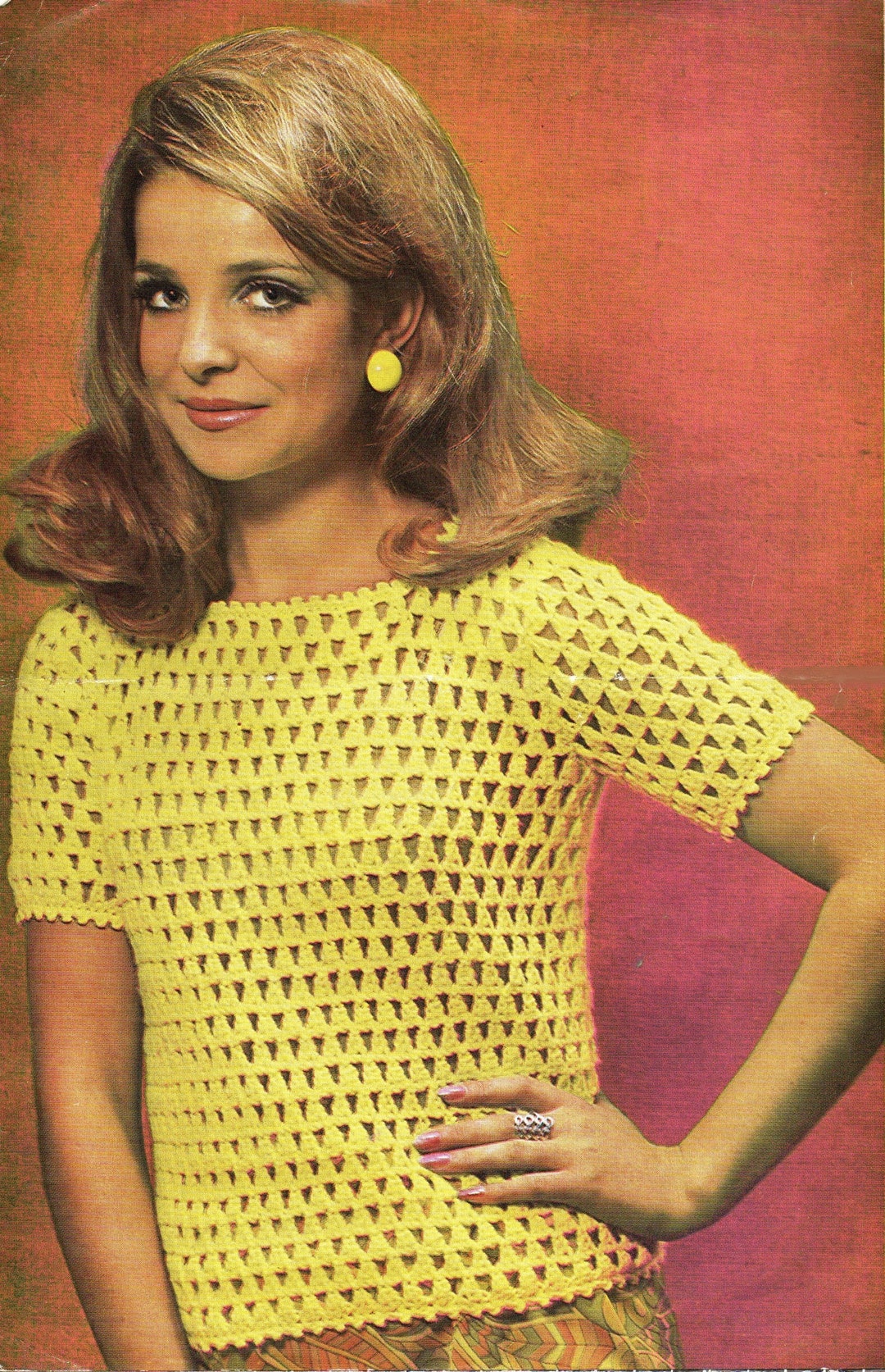 Crochet Blouse/top Pattern Pdf Download 3 Sizes - Etsy