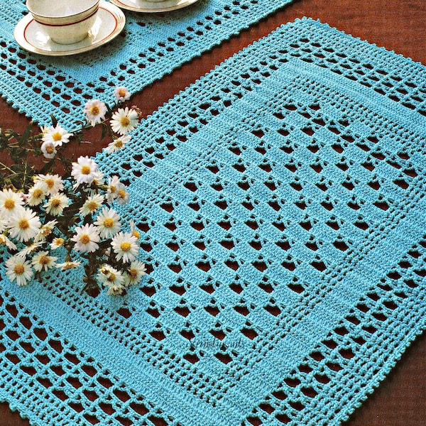 Crochet Table Mat - Etsy