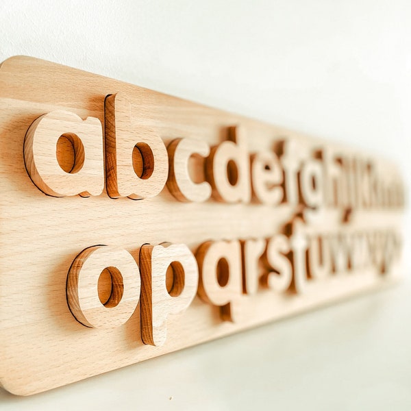 Chunky Wood Letters - Etsy