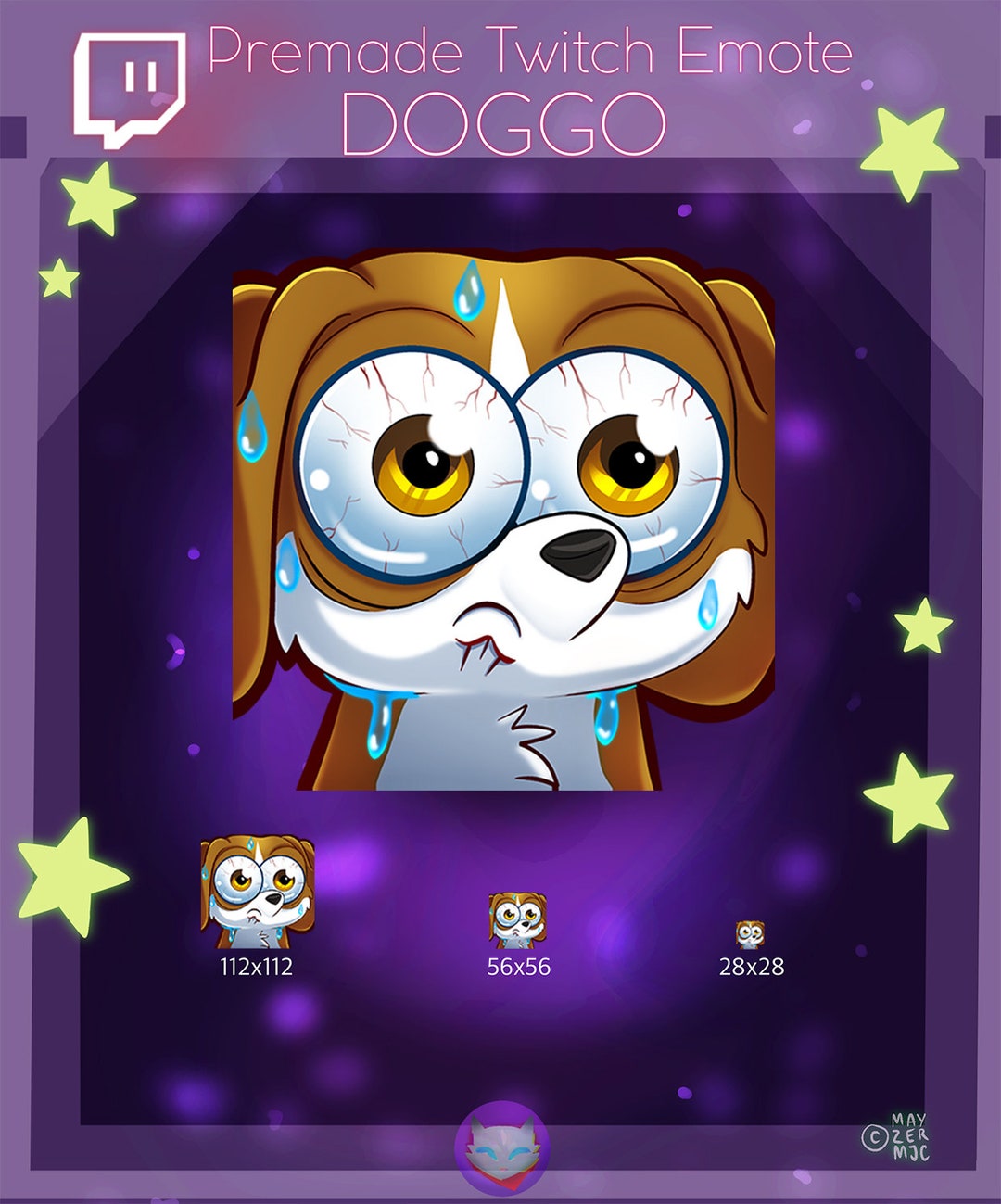 Youtube / Twitch & Discord Emotes // Cute Doggo Emote per Gli Streamer ...