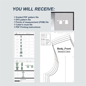 Women's Trousers Sewing Pattern DXF/PDF Sizes XS / S / M / L - Etsy