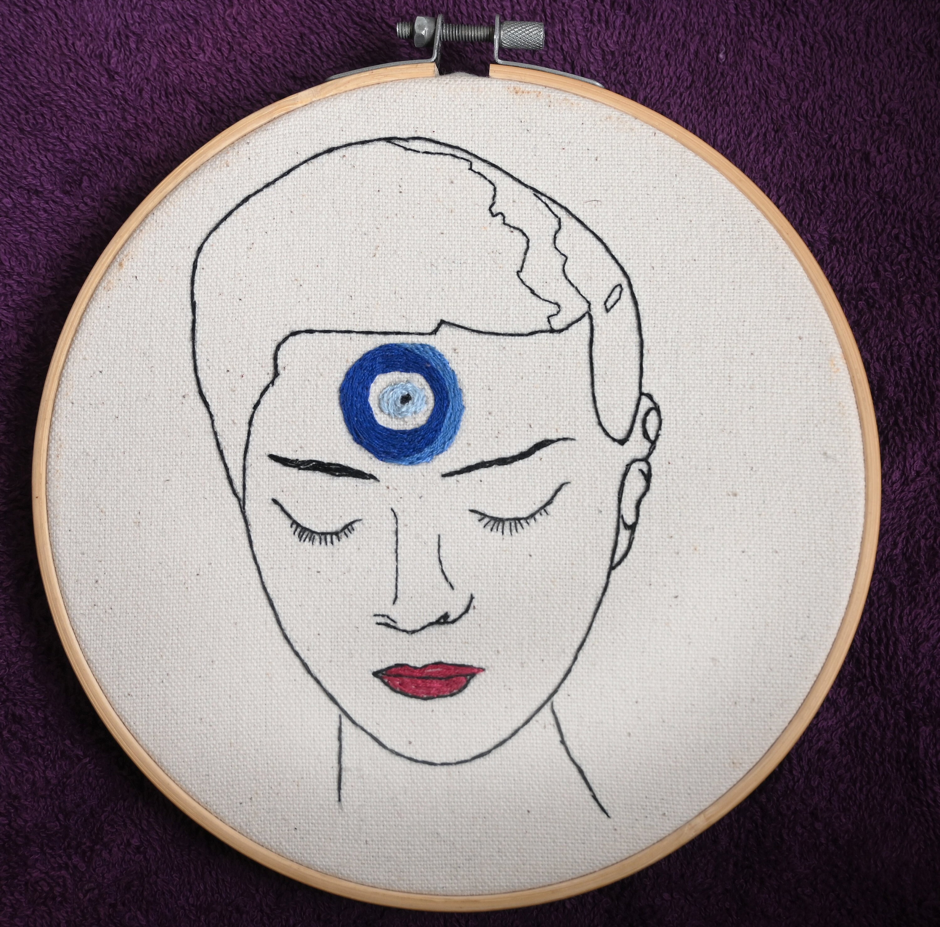 PDF PATTERN - Evil Eye Third Hand Embroidery Digital Pattern - Etsy