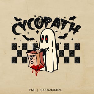 Cycopath Halloween Ghost Png, Ool Ghost Sublimation, Retro Ghost Png ...