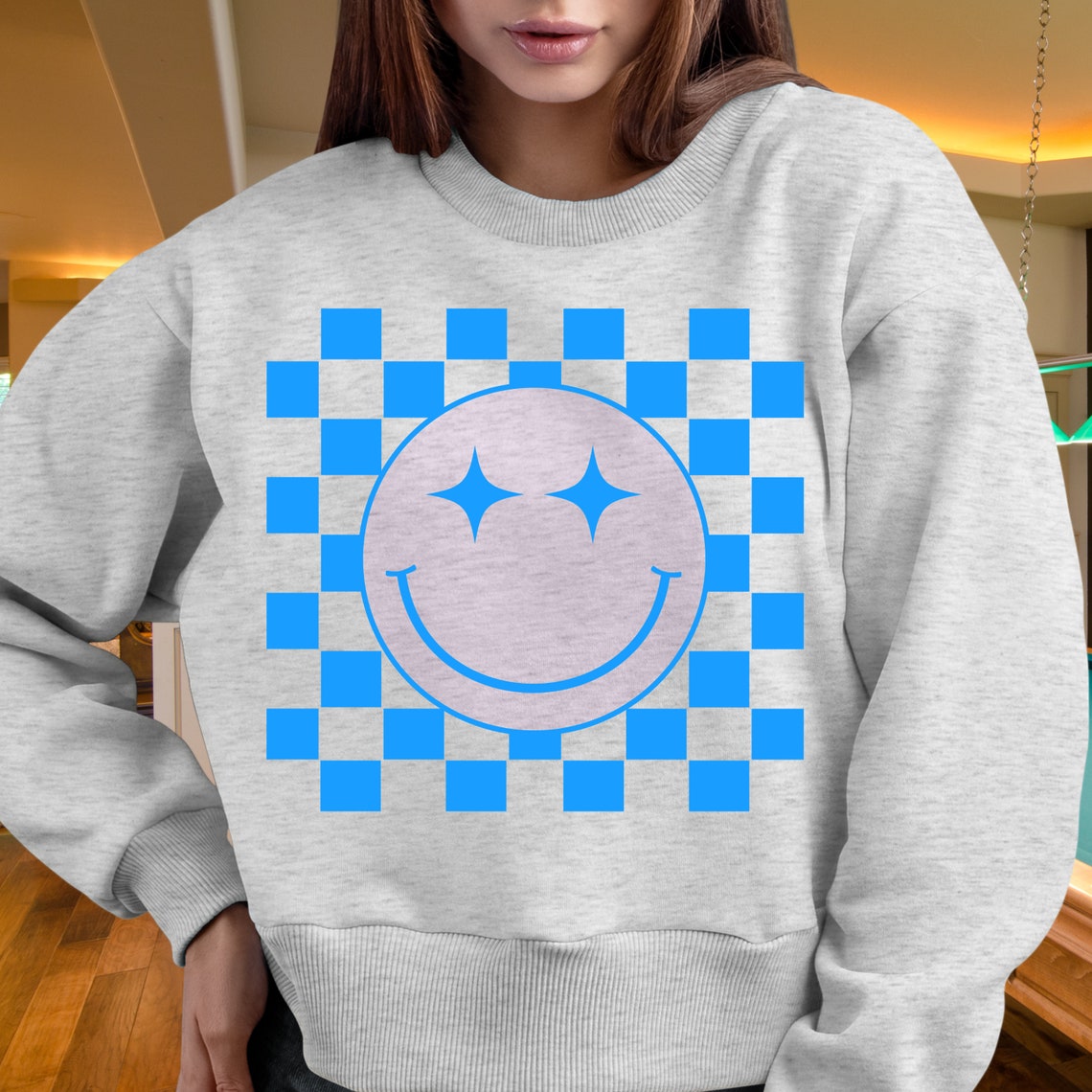 Smiley Face Svg Png Bundle Checkered Svg Png Checkered - Etsy