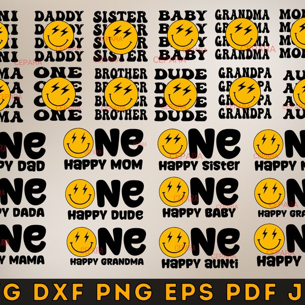 One Happy Dude Svg - Etsy