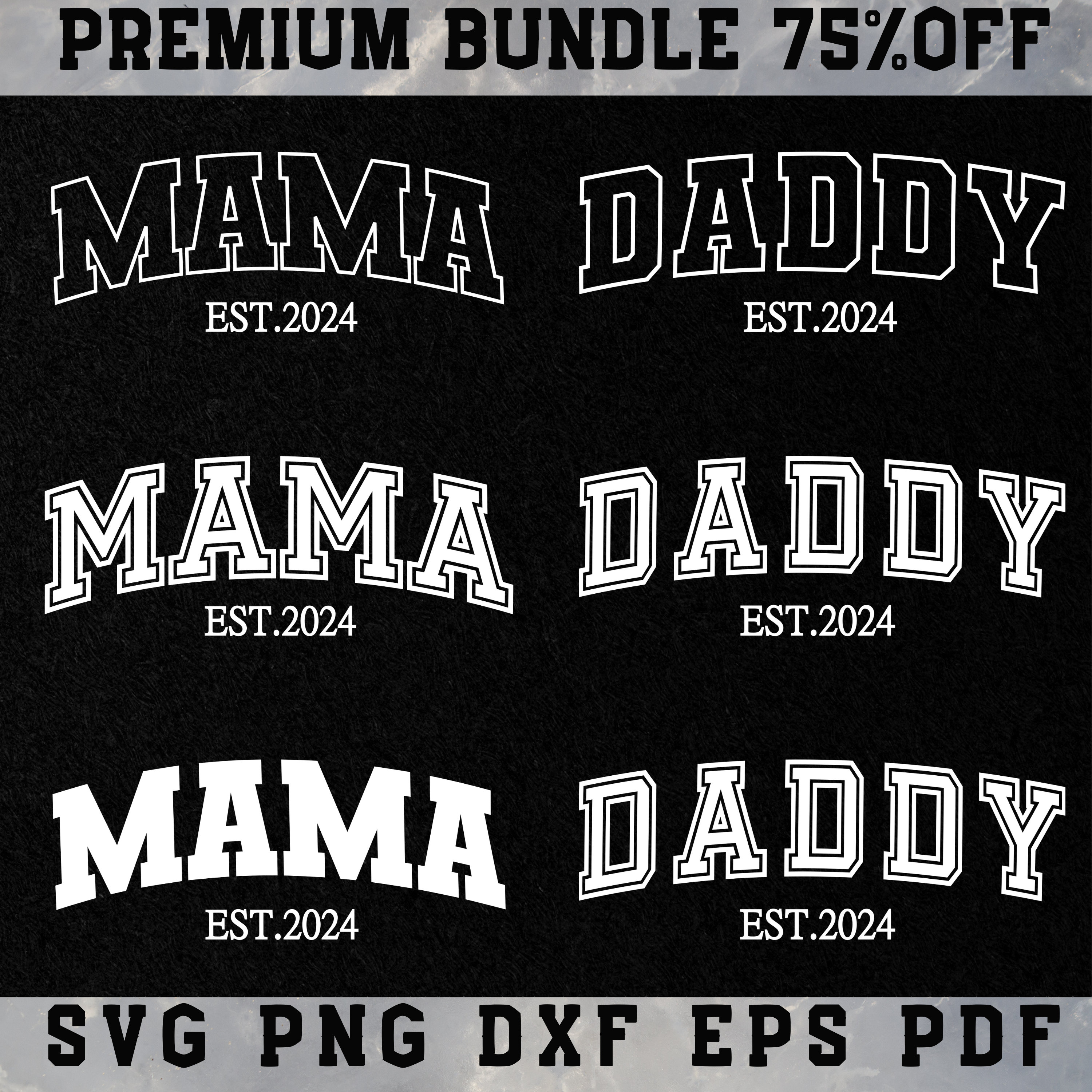 Varsity Bundle Svg Mama Varsity Svg Daddy Varsity Svg Mama - Etsy Australia