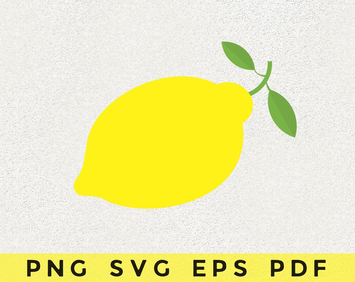 COMMERCIAL USE Lemon Svg File, Cricut Svg Files Shirt Svg Silhouette ...