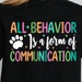 All Behavior is A Form of Communication Svg Special Education - Etsy