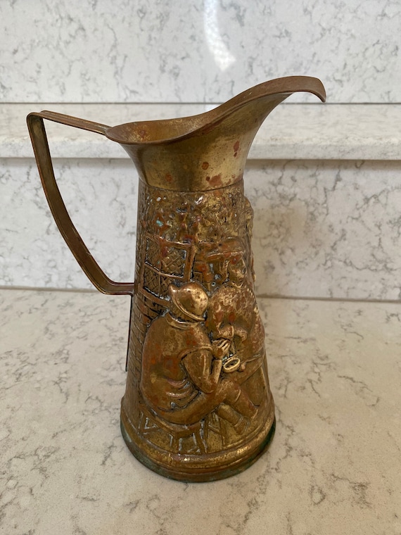 Drinkware Kitchen & Dining Vintage Brass Pitcher from England Pitchers ...