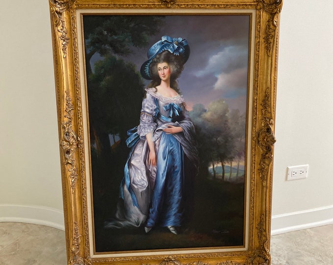Thomas Gainsborough Sophia Charlotte Original Oil Painting Reproduction ...