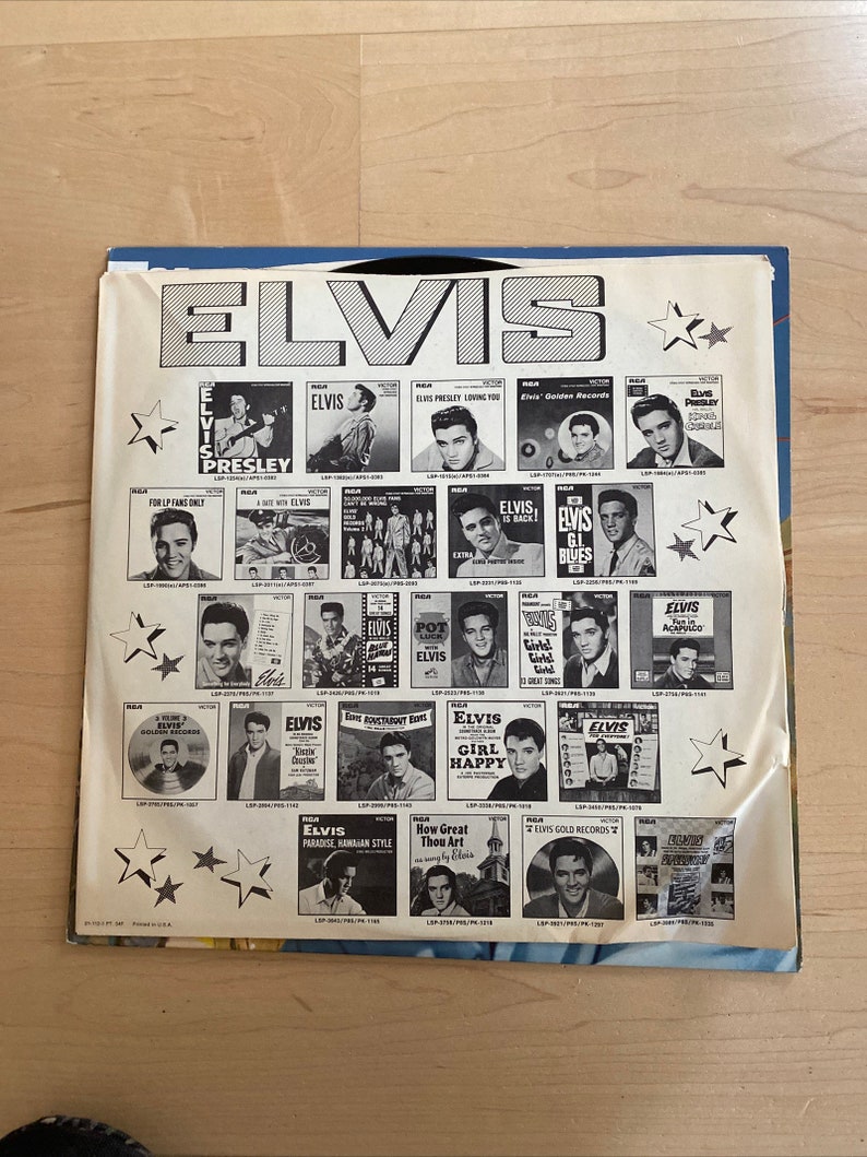 Elvis Presley – Roustabout Vinyl 1964 Victor Stereo RCA LSP -2999 - Etsy