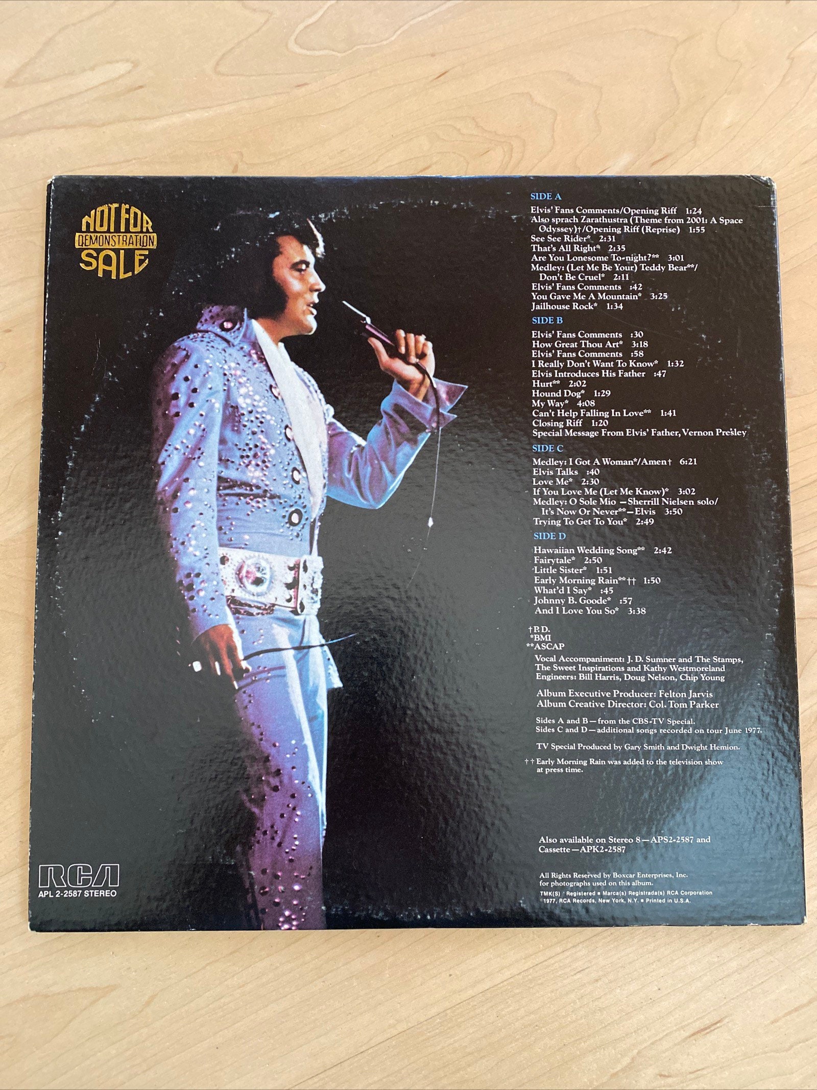 Elvis Presley – Elvis in Concert Vinyl 1977 - Etsy