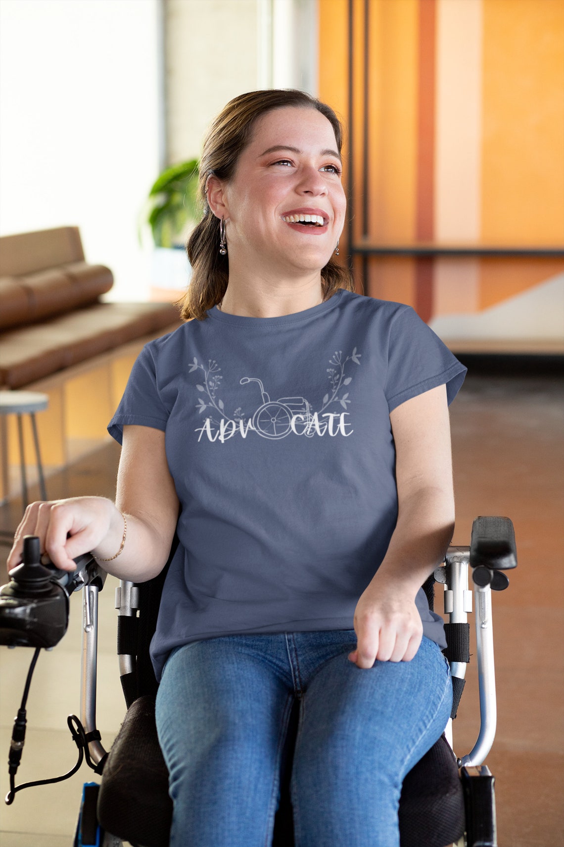 Disability Advocate Wheelchair Cotton Jersey Unisex T Shirt - Etsy UK