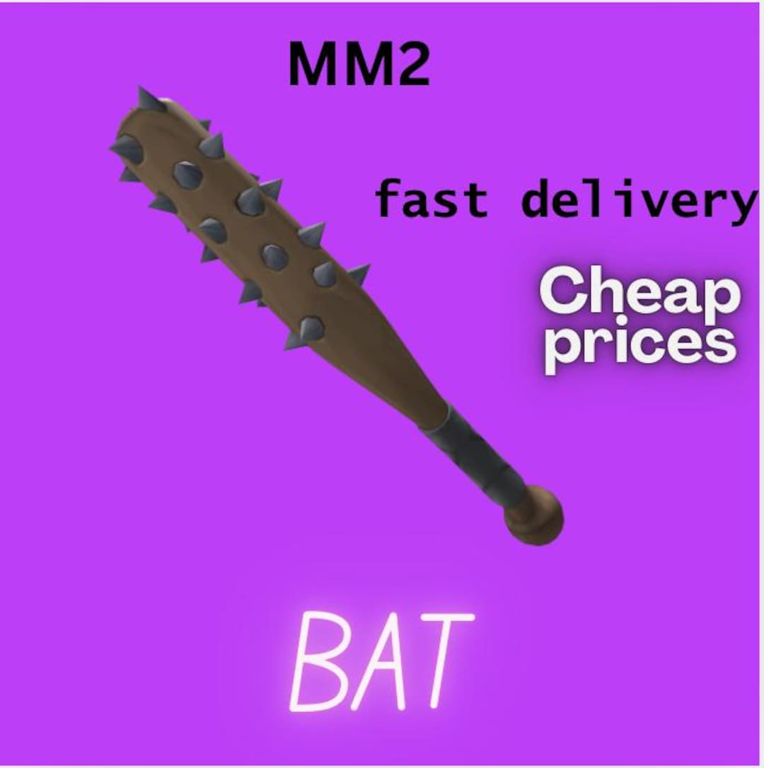 Bat MM2 Mm2 Murder Mystery 2 / MM2 Roblox - Etsy