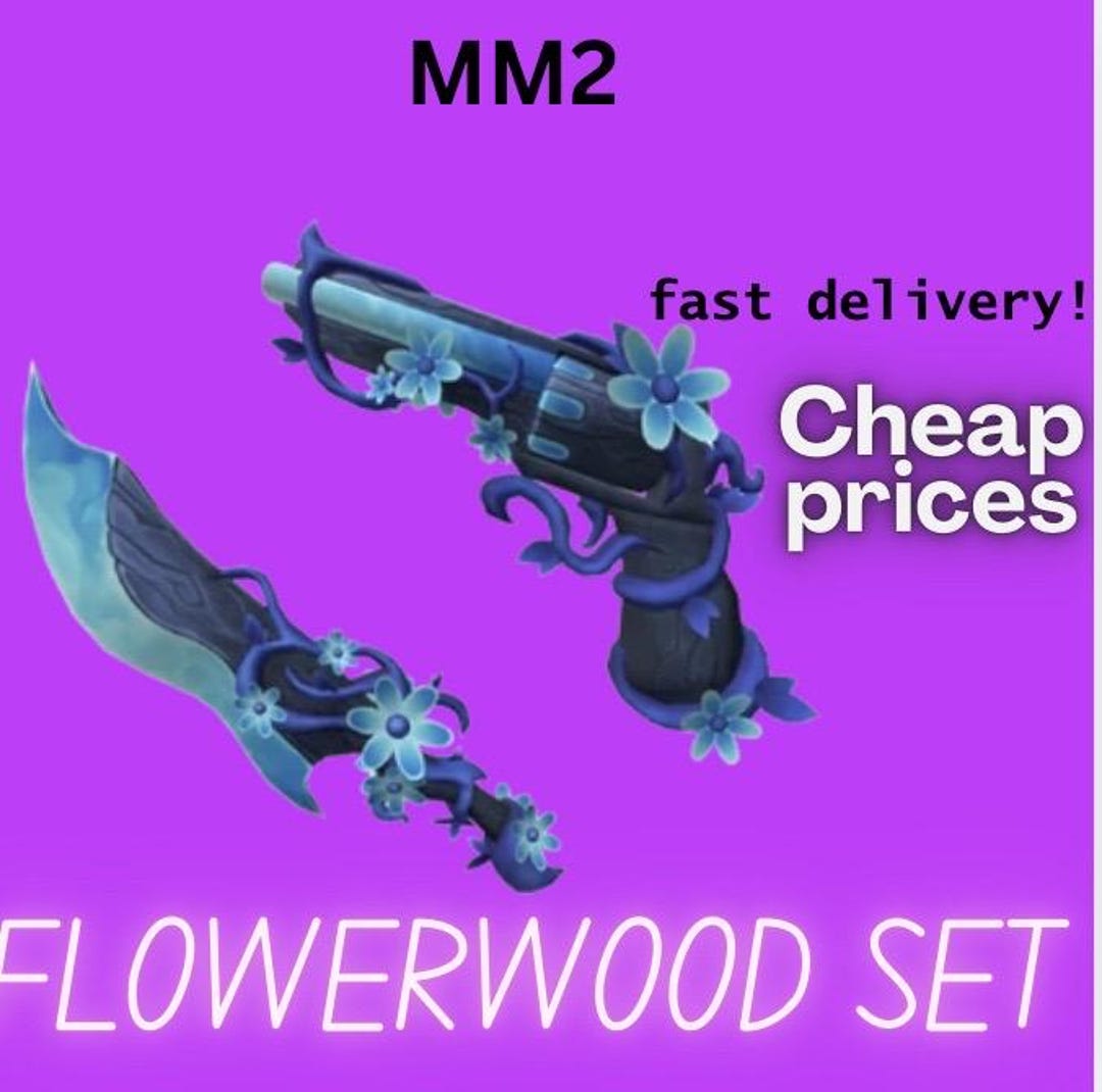 Flowerwood Set Murder Mystery 2 / MM2 Roblox - Etsy