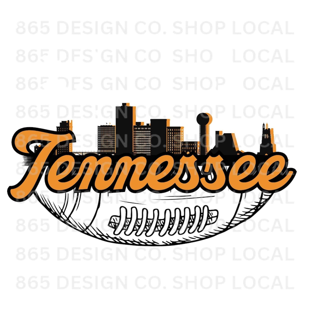 Tennessee Vols Football Skyline-png File-instant Download - Etsy