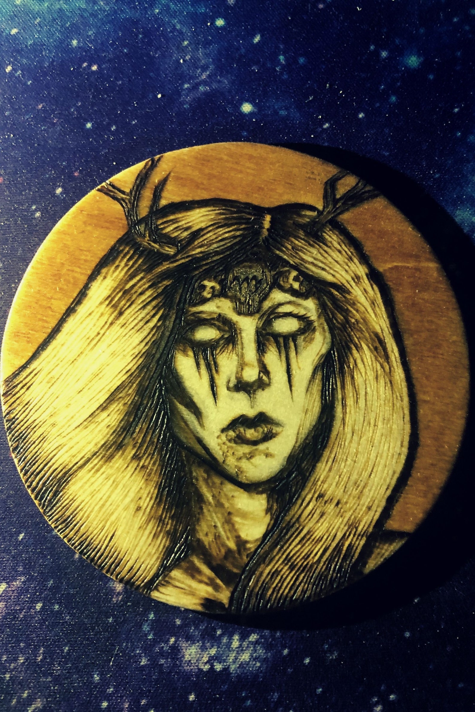 Pyrographic Zodiac Sign Creature: Virgo - Etsy