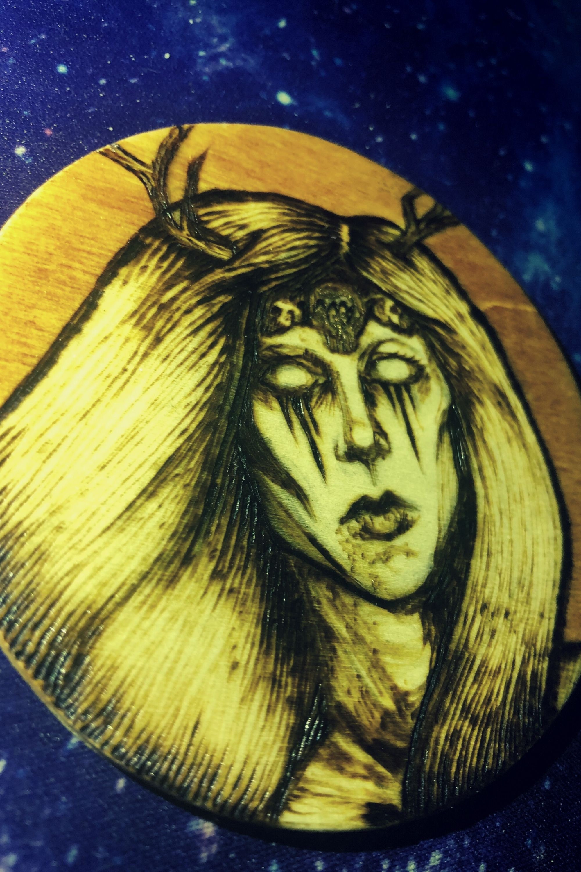 Pyrographic Zodiac Sign Creature: Virgo - Etsy UK