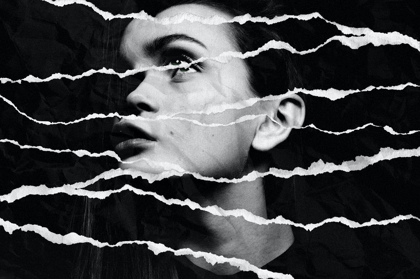 Torn Paper Photoshop Effect / Paper Effect / Photoshop PSD - Etsy UK