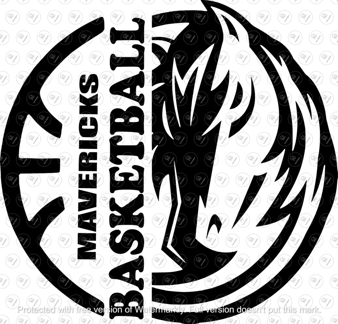 Basketball Svg File Mavericks Svg Basketball Clipart Mavericks Team ...