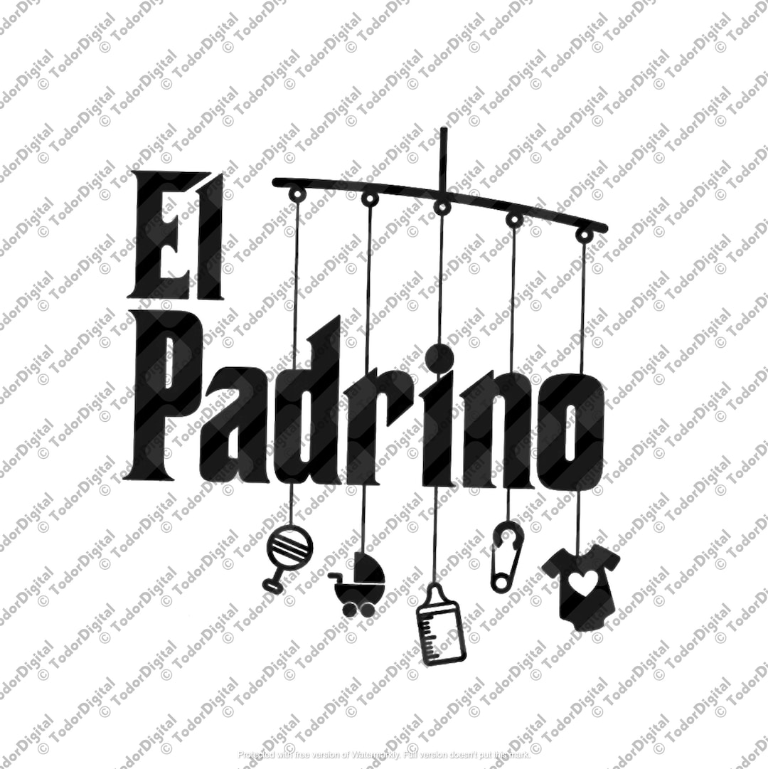 El Padrino Svg File El Padrino Clipart Padrino Vector Graphics La ...