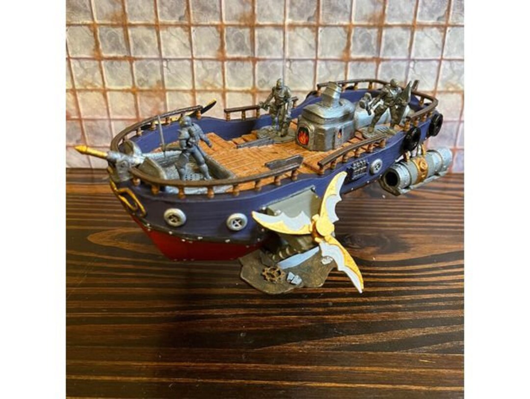 Modelo 3D de Sky Ship para imprimir, archivo 3D Skyship, STL de barco ...