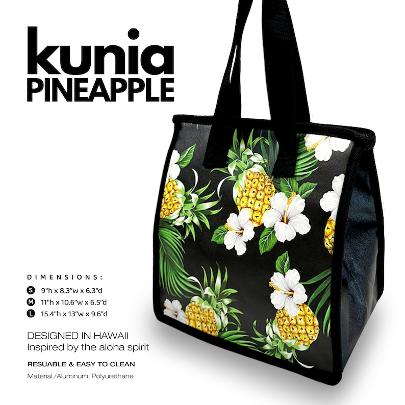 Hawaiian Lunch Bags Insulated Reusable - Etsy