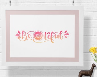 Beyoutiful Wall Art | Etsy