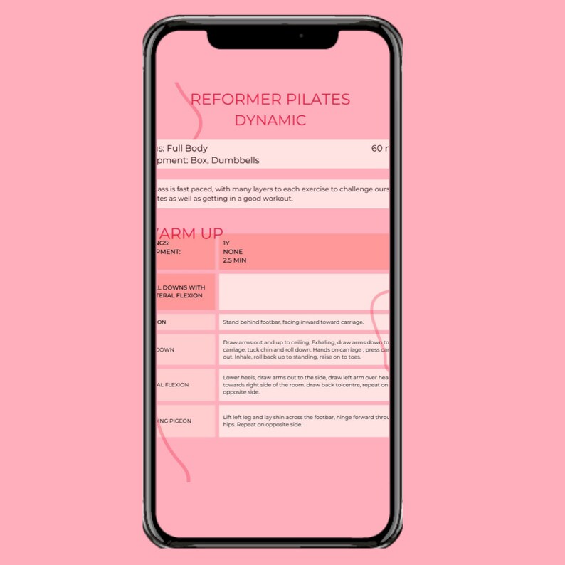 Reformer Pilates Dynamic - Etsy