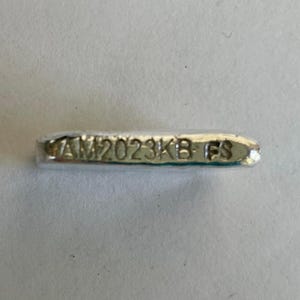 Solid SILVER Russian CCCP Communist Bar Hand Poured .999 Fine Pure ...