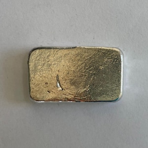 Solid SILVER Russian CCCP Communist Bar Hand Poured .999 Fine Pure ...