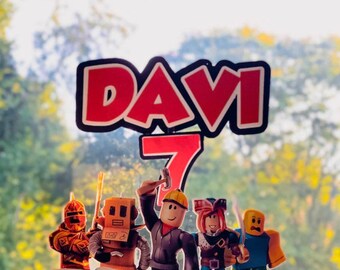 Roblox Birthday Centerpieces | Etsy