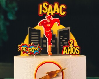 Flash Cake Topper - Etsy