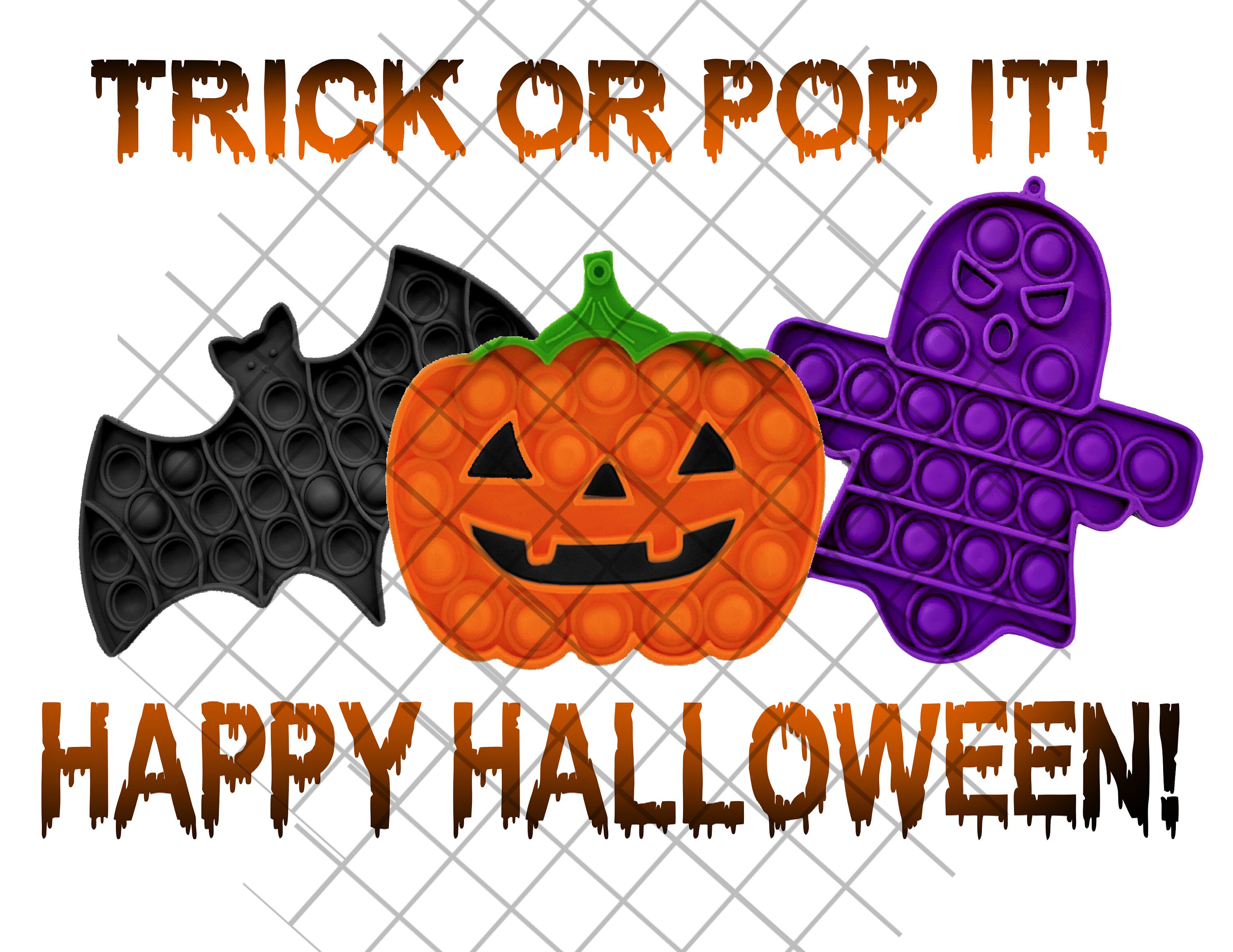 Halloween Pop Its Design SVG PNG JPEG Download | Etsy