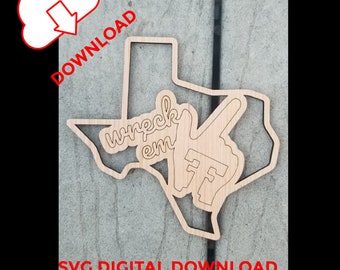 Wreck Em Tech Svg | Etsy