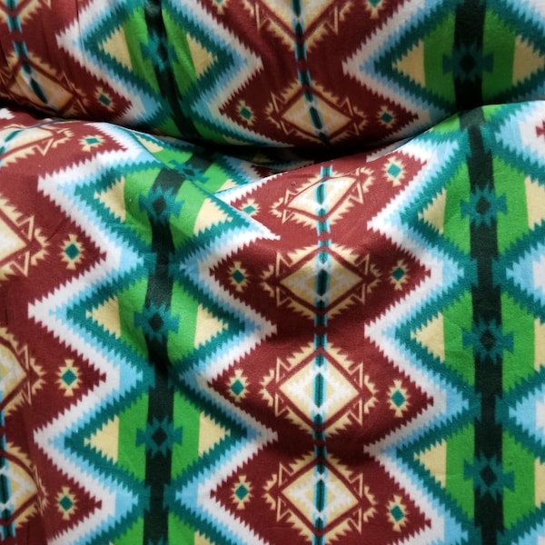Aztec Fleece Fabric - Etsy