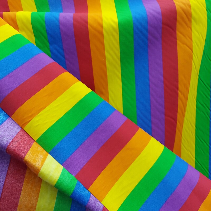 Rainbow Fabric - Etsy