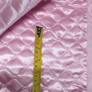 Polyester Quilted Padded Lining Fabric Pink, 60" Wide, Sold by Yard - Etsy