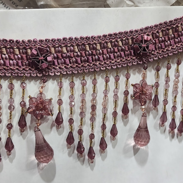 Beaded Fringe Trim - Etsy