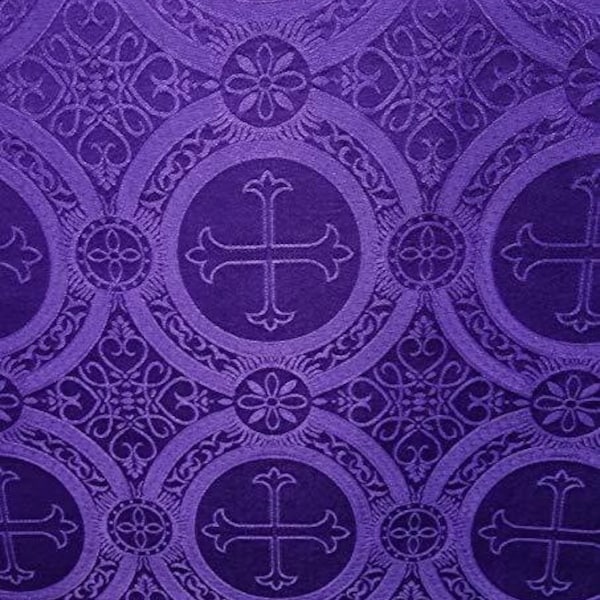 Purple Liturgical Fabric - Etsy
