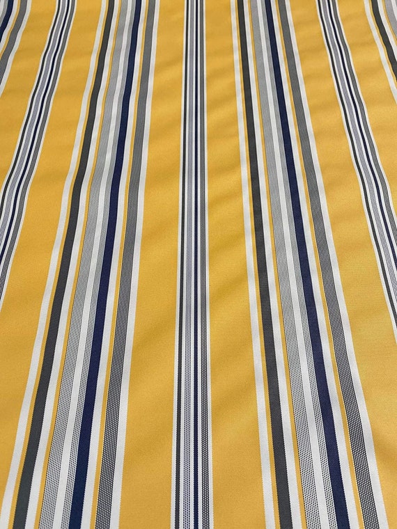 Waterproof Outdoor Canvas Patio Fabric Multi Striped Color: - Etsy
