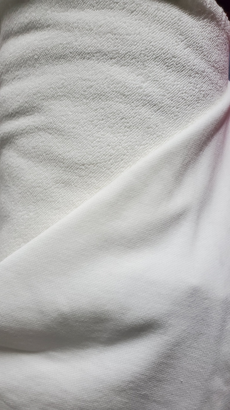 LOOP Terry Organic Cotton French Terry Color off White - Etsy