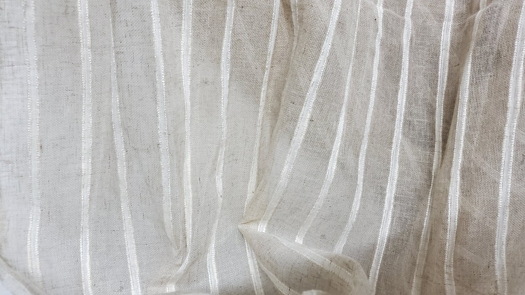 Schumacher Scrim Linen Fabric Voile Linen Scrim Fabric, Fabric, Color ...