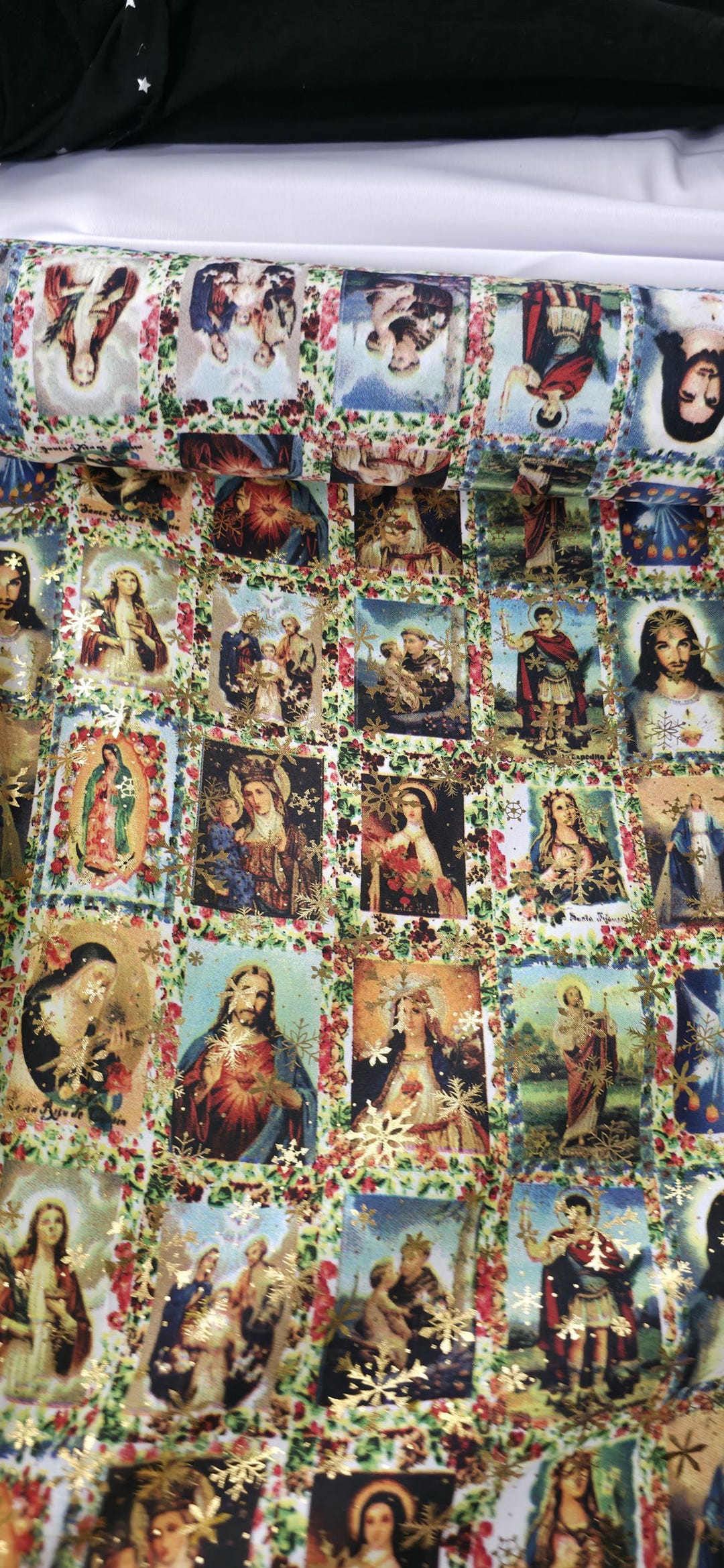 Liturgical Brocade,catholic Saints Religious Catholic Saints Collage ...