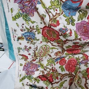 Schumacher Pondicherry Azalea Fabric - Etsy