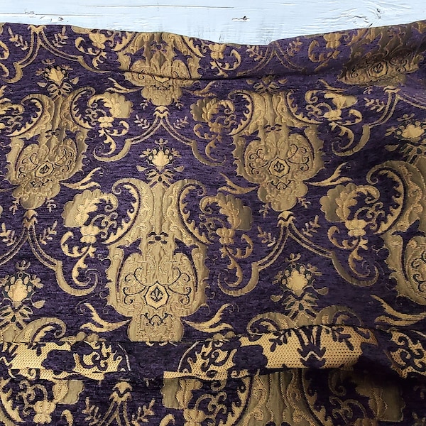 Purple Damask Upholstery Fabric - Etsy